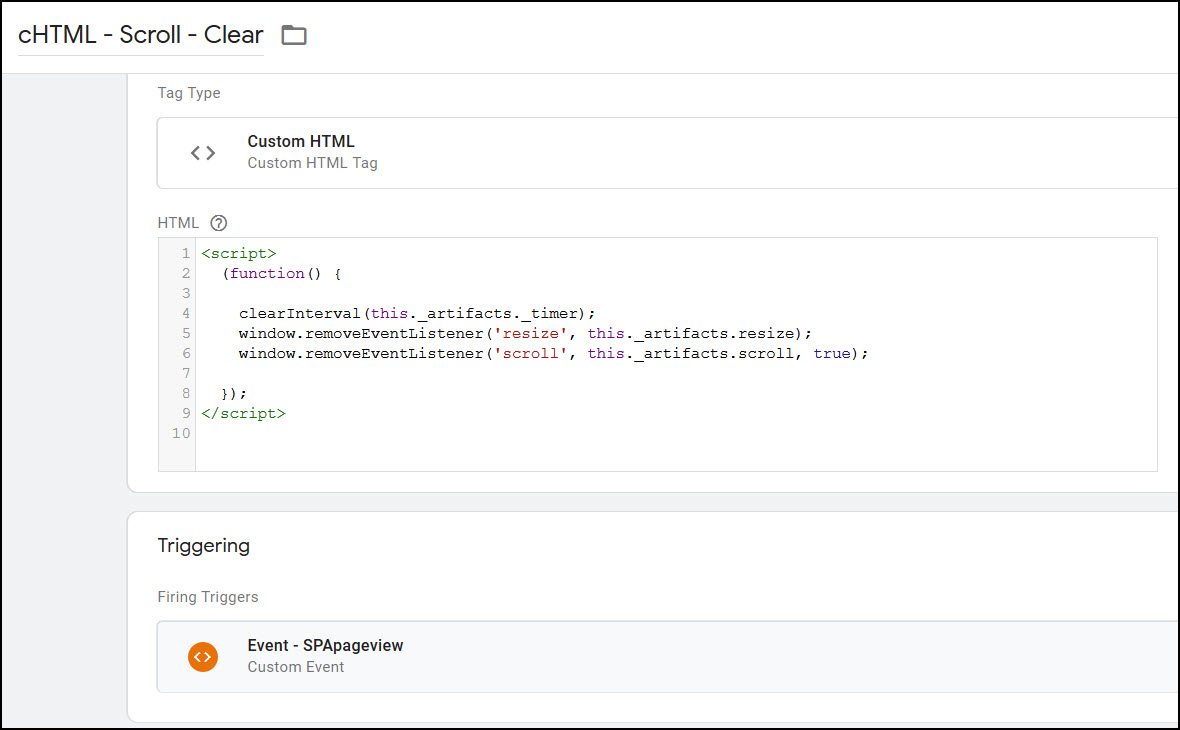 Scroll Tracking for Single-Page Applications (GTM) | Mixed Analytics